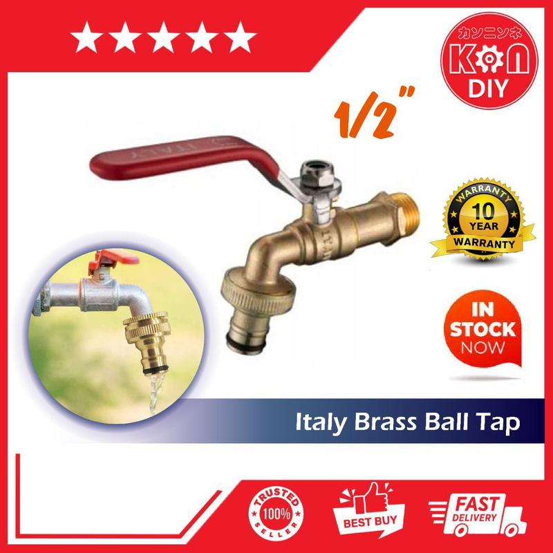 KNN-DIY 1/2" ITALY BRASS BALL TAP WASHING MACHINE TAP - TikTok Shop ...