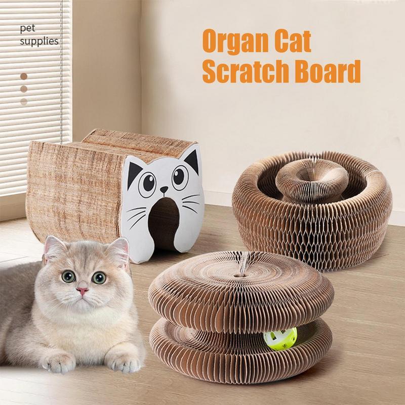 Foldable Cat Scratch Board Interactive Toy for Cat Scratchin - TikTok ...