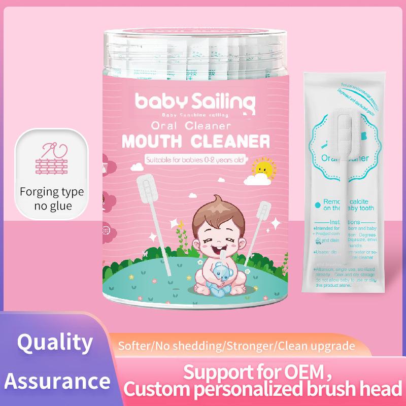 Non-Glue Forged Baby Oral Cleaner Baby Tongue Cleaner Baby Oral ...
