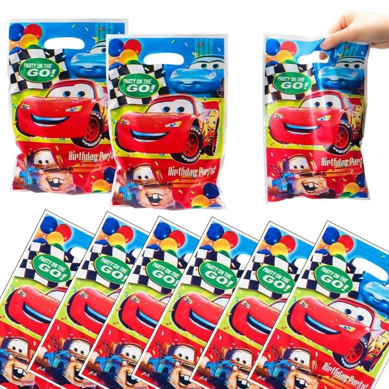 Disney Cars Plastic Candy Loot Bag Handle Gift Bag For Kids Favor ...