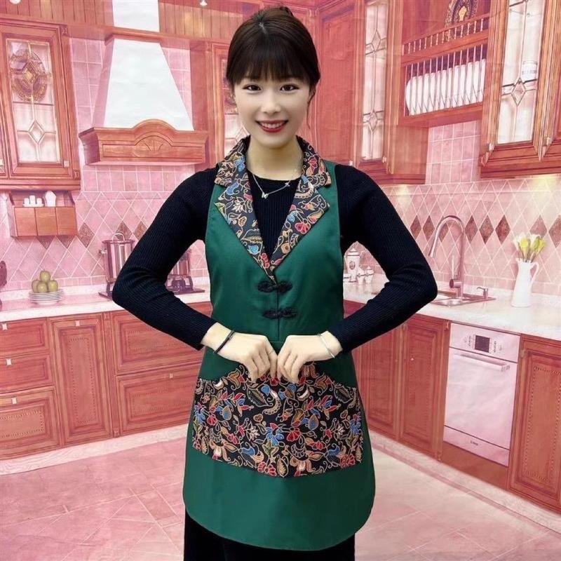 Apron Lapel Gesper, Gaya Baru, Gaya Etnik, Kalis Air, Sesuai - TikTok ...
