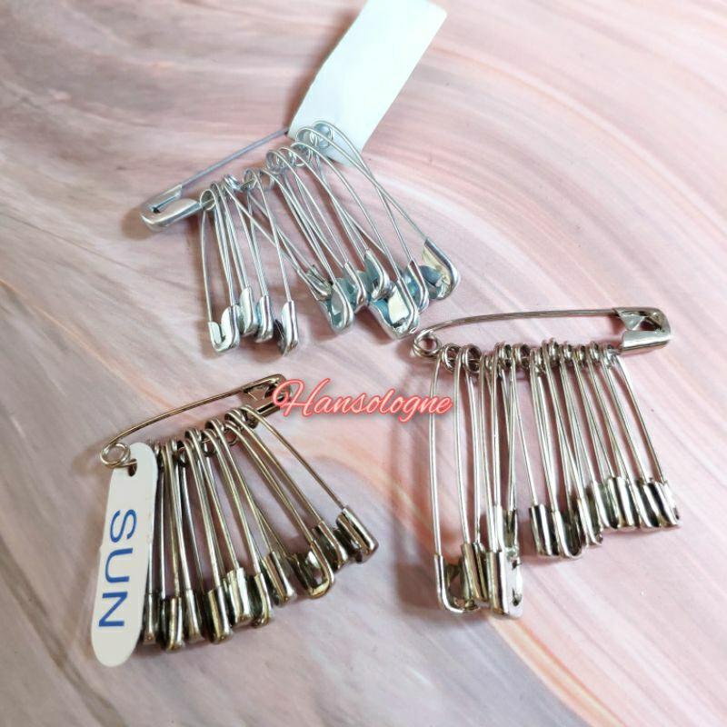 Peniti kecil stainless isi 12 pcs - Shop | Tokopedia