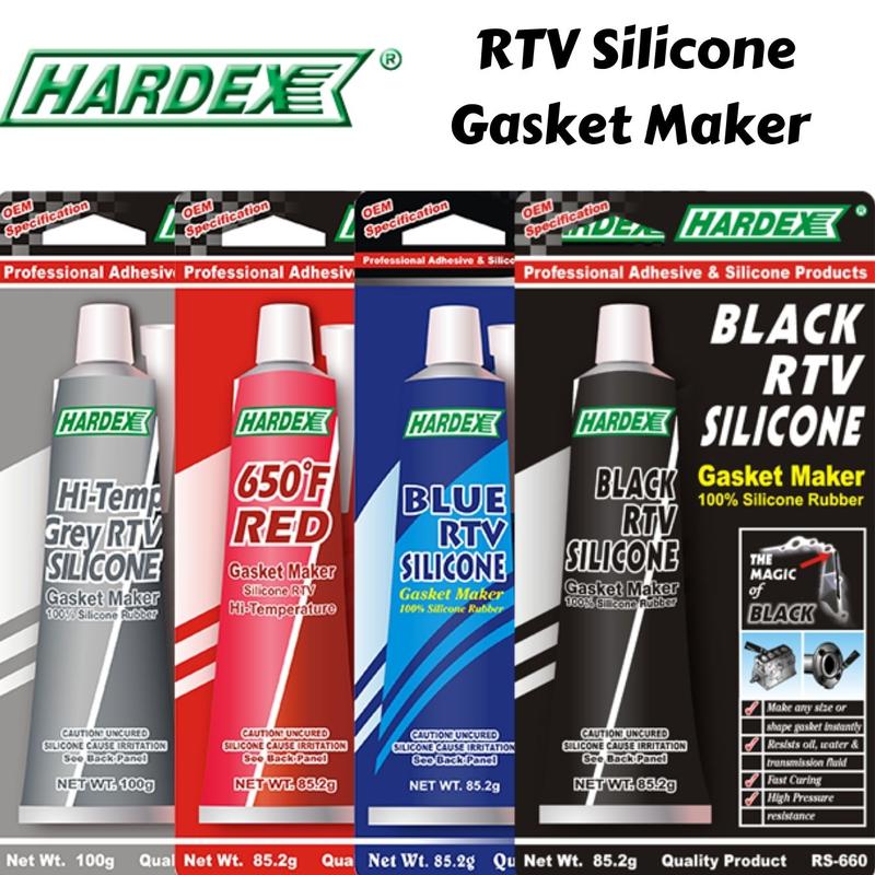 HARDEX RTV Silicone Gasket Maker RS625 / RS650 / RS680 / RS660 GREY RED ...
