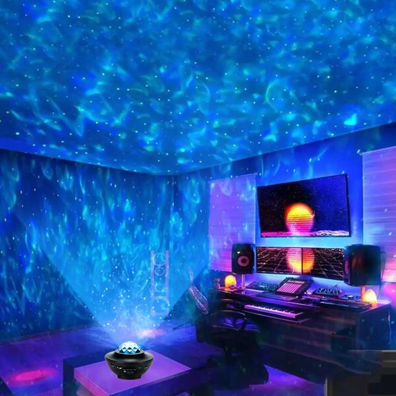 Starry Sky Effect Night Light (1 Piece), Multiple Light Mode LED Light ...