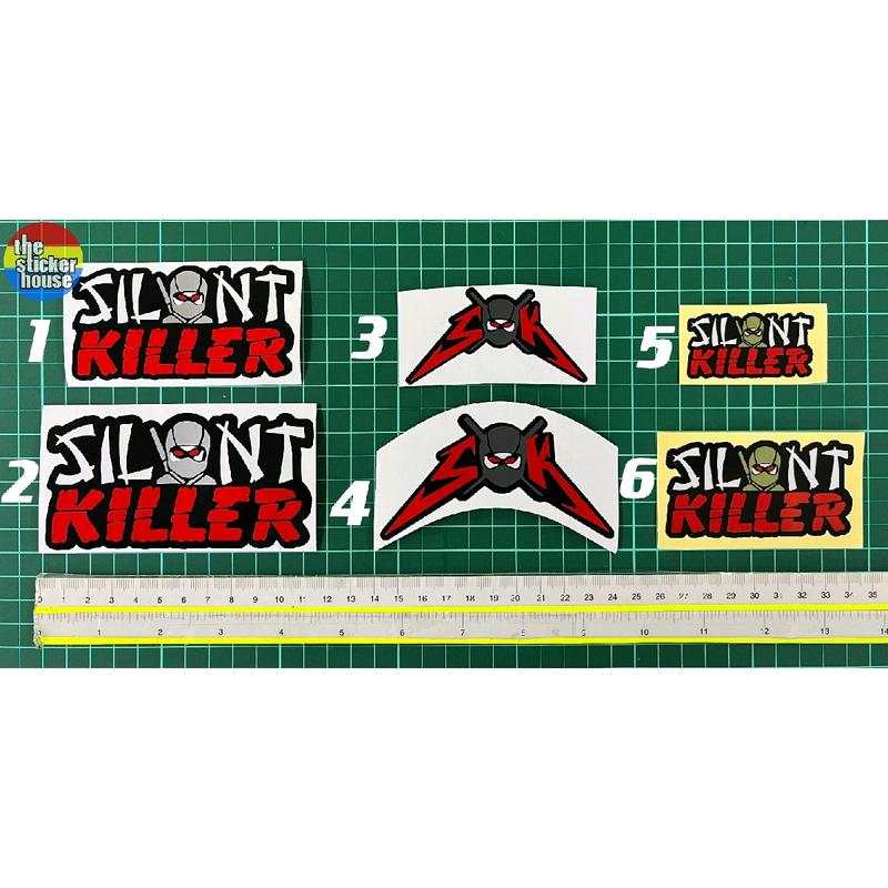 STIKER SILENT KILLER / SILENTKILLER / SILENT KILLER LOGO CUTTING ...