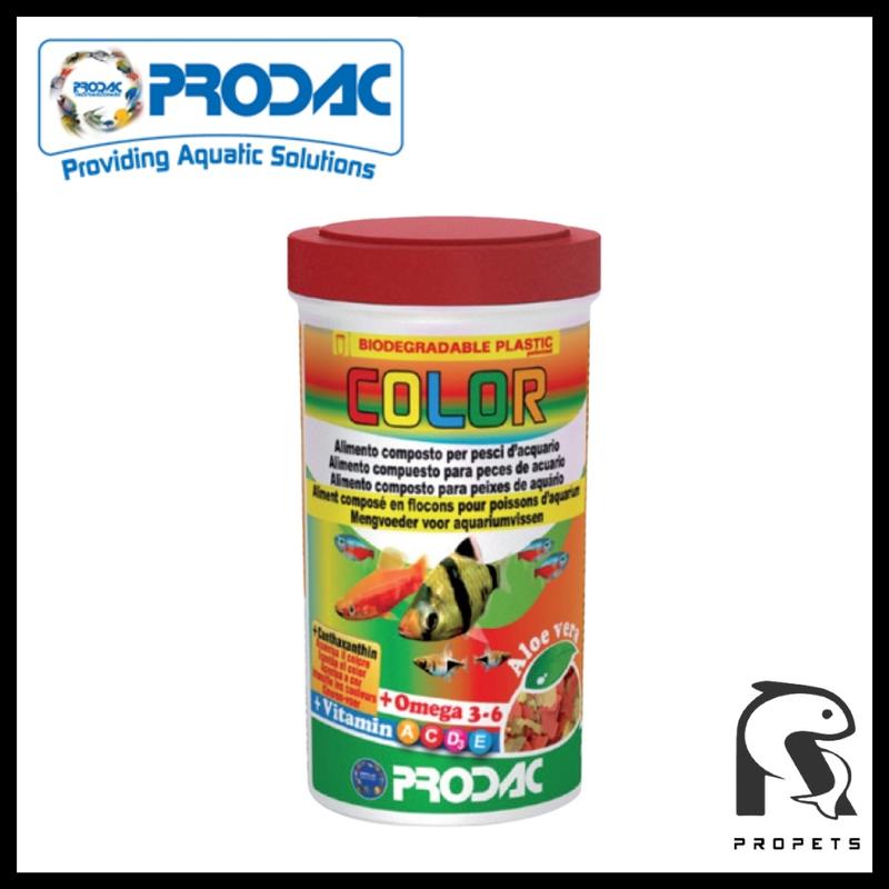 PRODAC Color + Canthaxanthin | Fish Food 250ml - 50g - TikTok Shop Malaysia