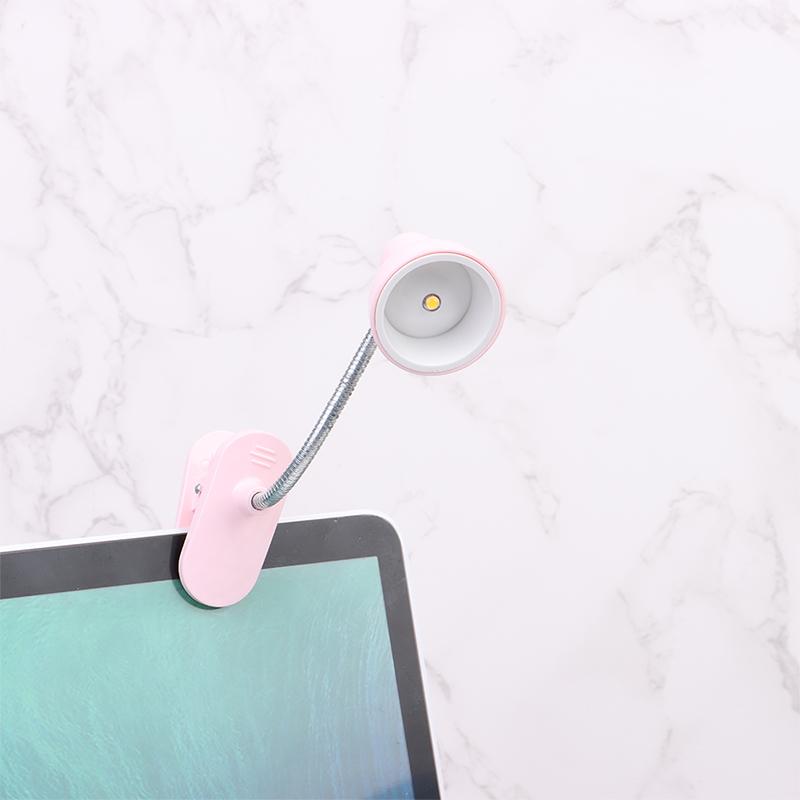 1Pc Mini LED Clamp Reading Lamp Night Lights Read Bedside Fo - TikTok ...