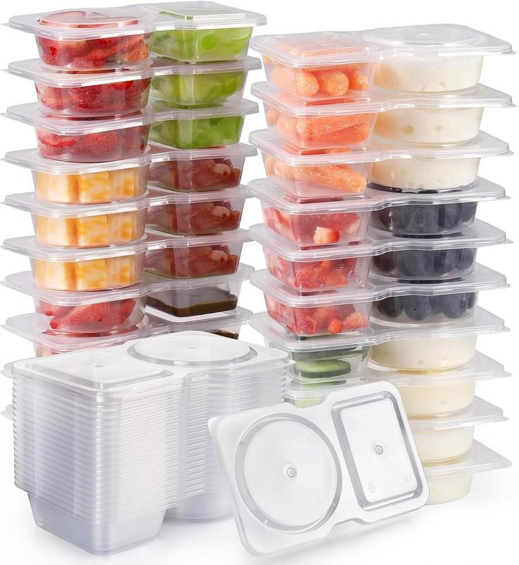 Reusable Snack Containers with Lids 20Pcs,New Snack Containers,Snackle ...