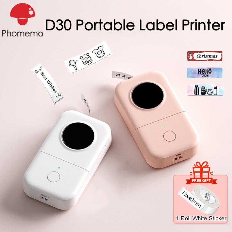 Phomemo D30 Bluetooth Thermal Label Printer, Portable Mini Sticker - TikTok Shop Philippines