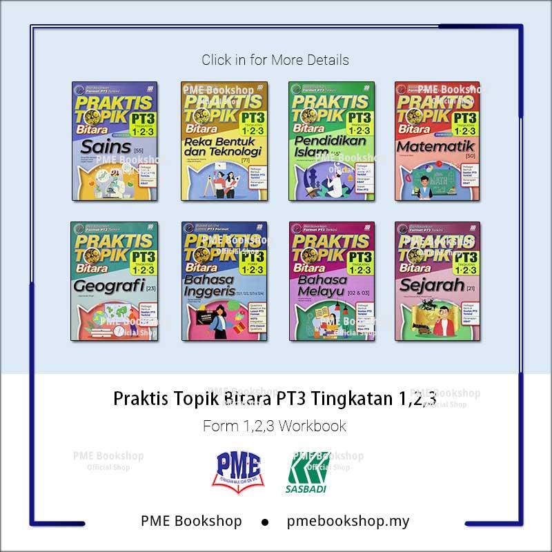 [PME Bookshop] Sasbadi: Praktis Topik Bitara PT3 Tingkatan 1,2,3 ...