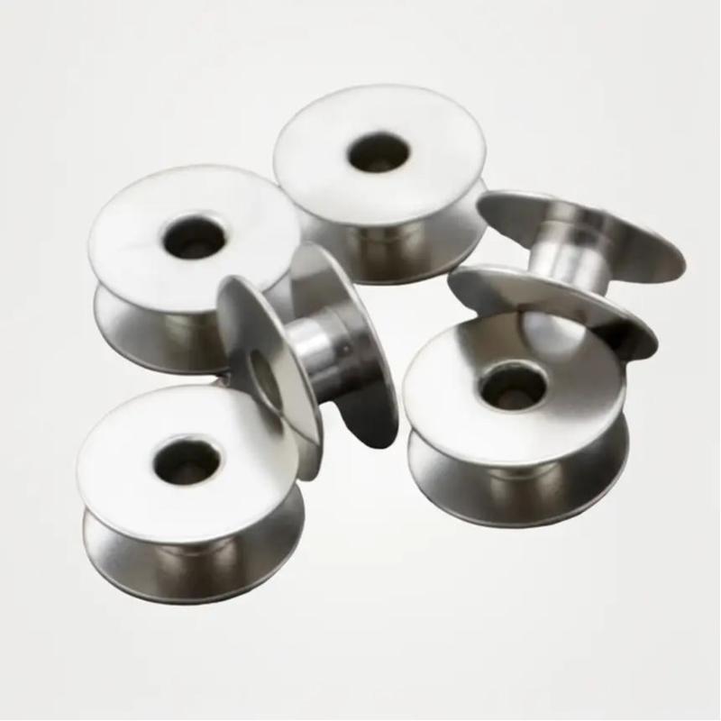 (5/10/50/100pcs) Spool / Spull / Bobbin Besi polos - Mesin Jahit ...