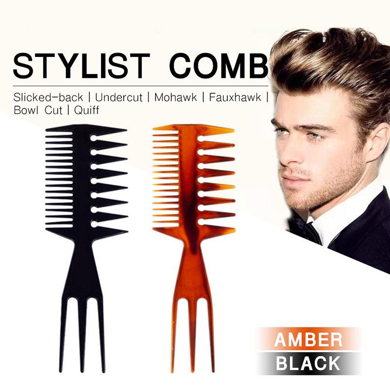Art comb Painting comb Fish bone comb Three-in-one modeling comb ...