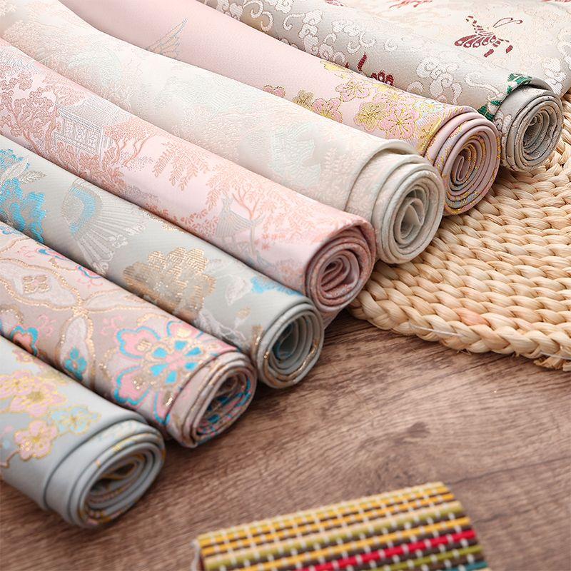 Kain Jacquard Brocade, Kualiti Tinggi, Bahan Sutera Satin, Skirt Mamian ...