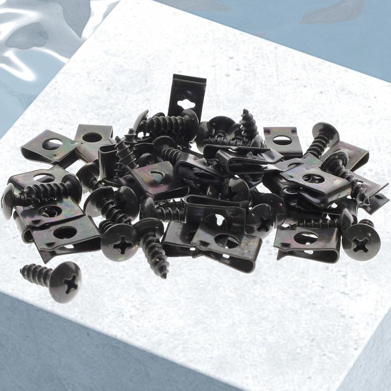 (Combination A+A) Car Screw Base U-Clip Car Interior Modification ...