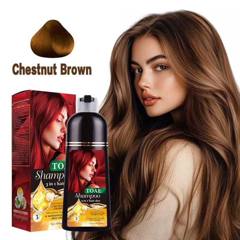 factory outlet Chestnut Brown Hair Dye Shampoo, Instant Hair - TikTok Shop