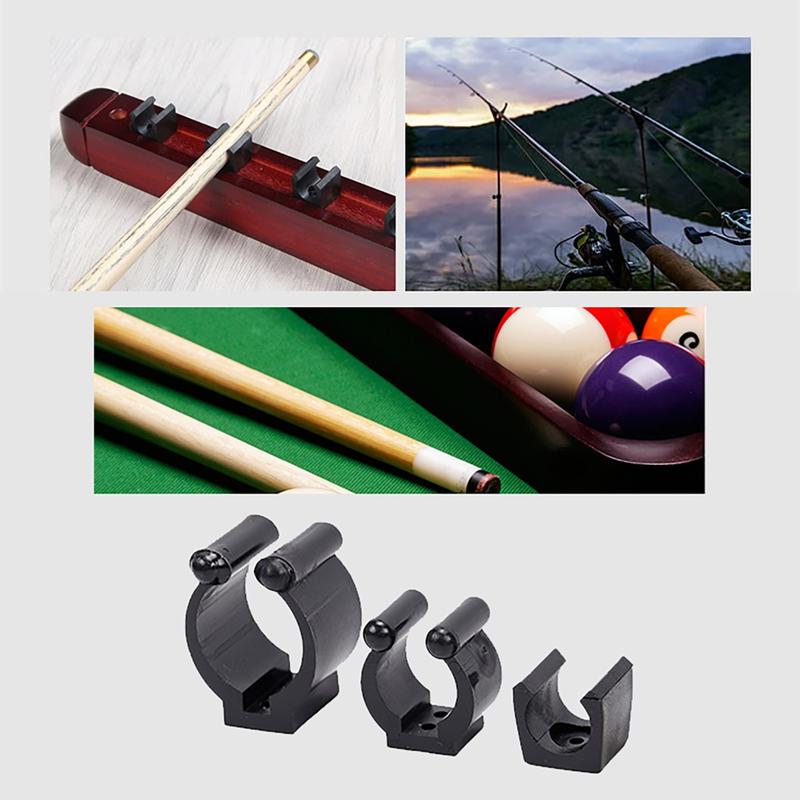 20Pcs Pool Cue Holder Clamps Regular Fishing Rod Storage Clips - TikTok ...
