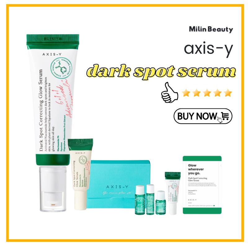 Axis-Y Dark Spot Correcting Glow Serum / Mini Glow Set Brightening ...