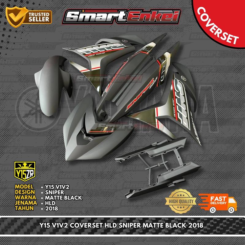 HLD-Y15 V1/V2 COVERSET SNIPER MATTE BLACK 2018 HLD - TikTok Shop Malaysia