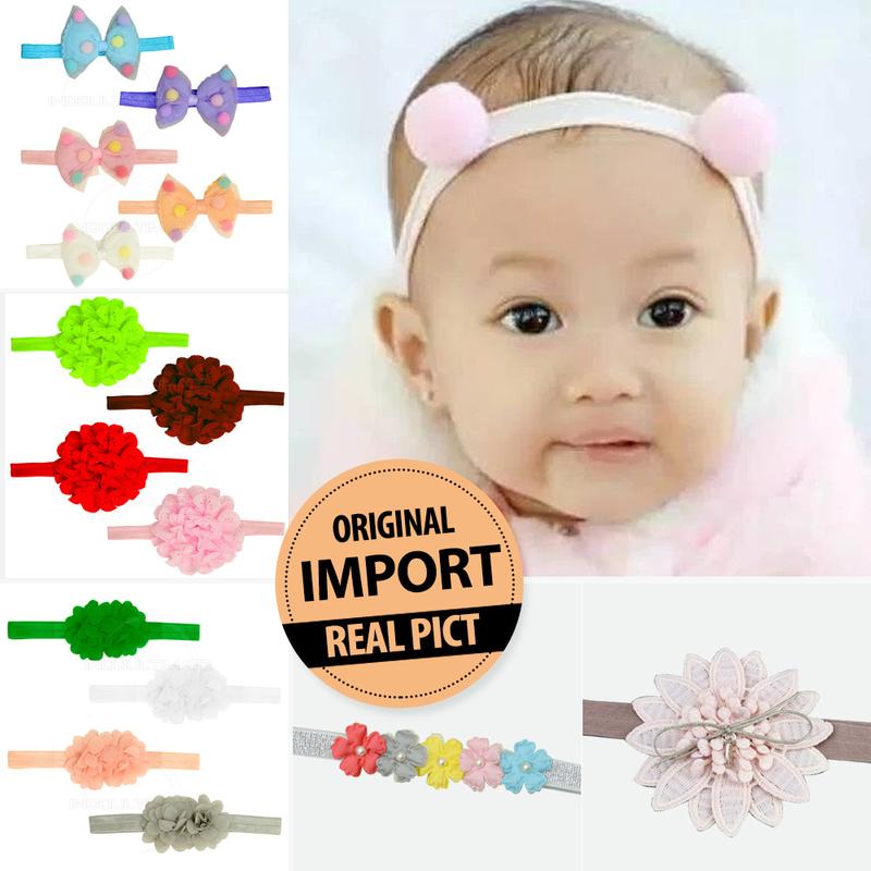 TY-026 Bando Anak Perempuan Bando Bayi Bandana Bayi Baby Headband ...