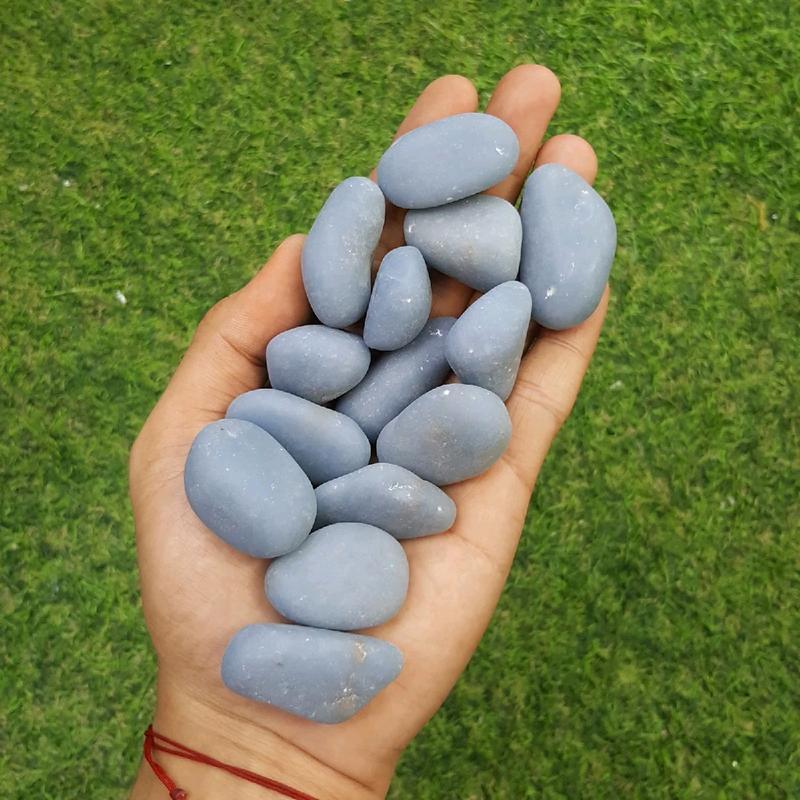 Angelite Tumbled - Spiritual realm, Communication and Reduce - TikTok Shop Philippines