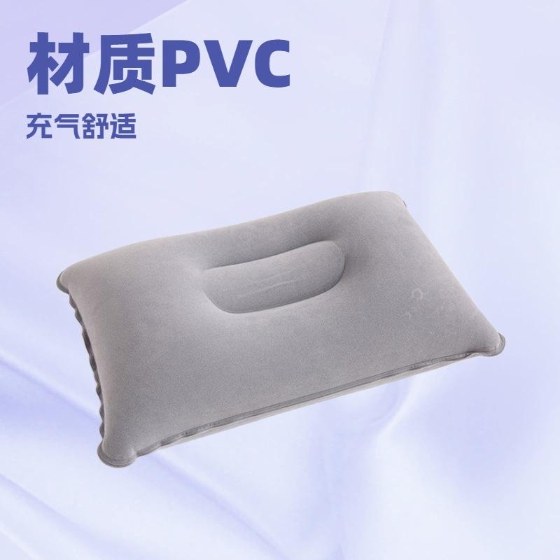 Inflatable Nap PVC Flocked Rectangular Pillow Outdoor Campin - TikTok ...