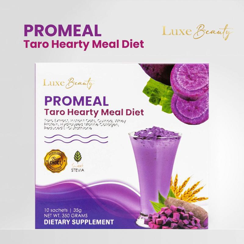 Luxe Beauty ProMeal Taro Fiber Protein Shake | Work-out drink - TikTok ...