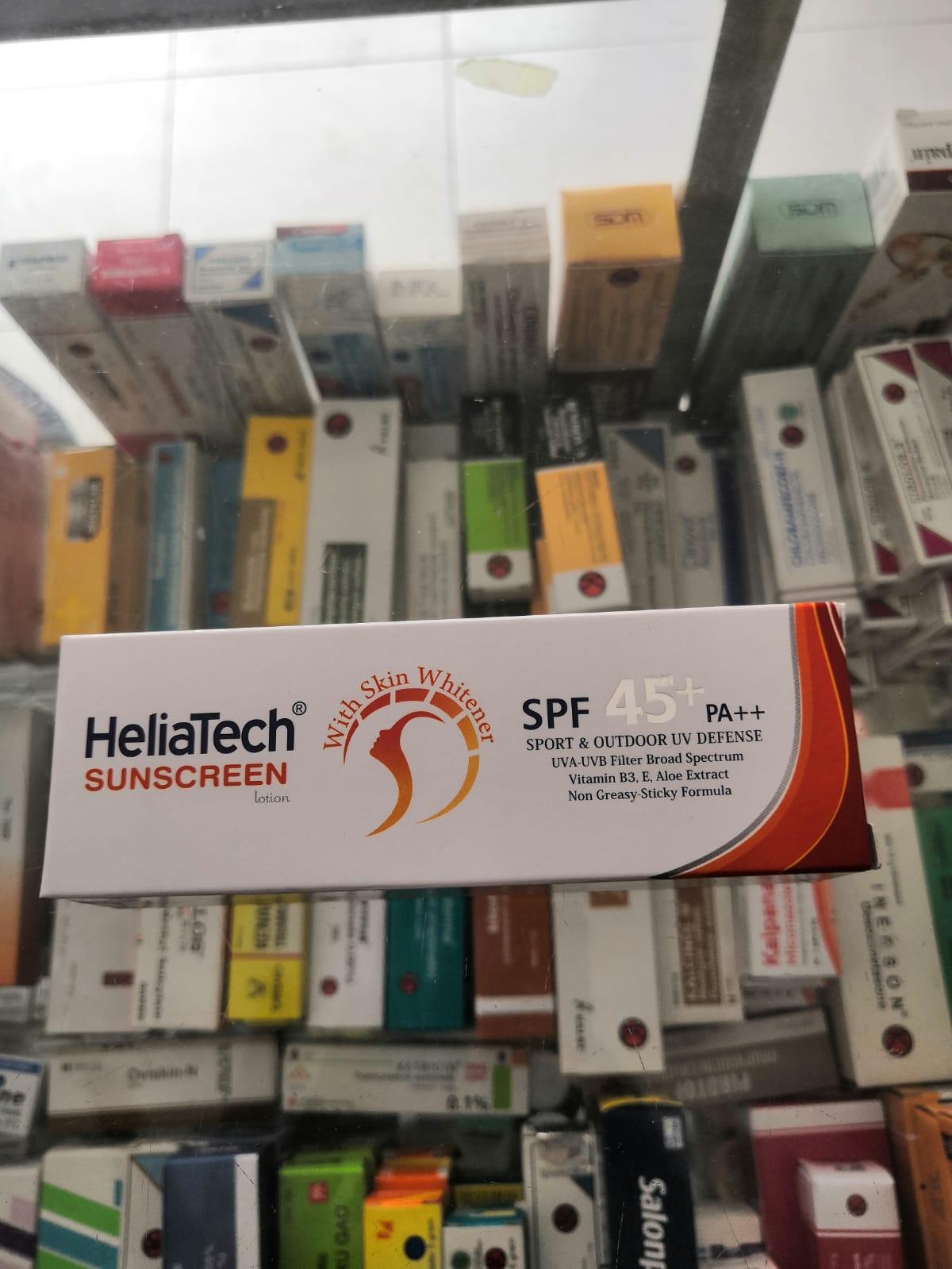 HELIATECH SUNSCREEN SPF 45 Losion, TABIR SURYA - Shop | Tokopedia