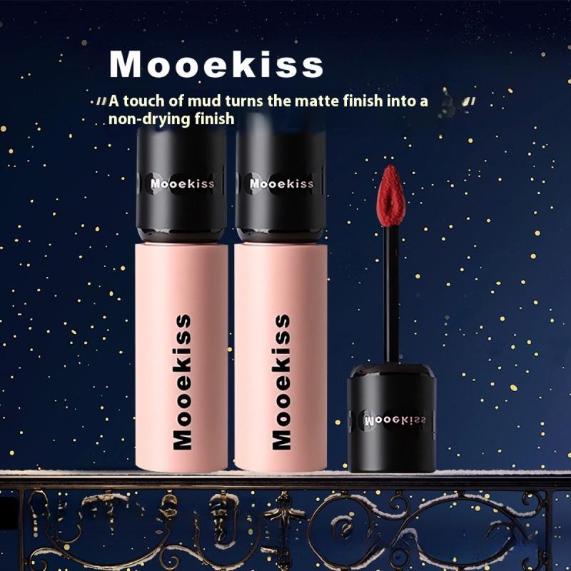 Mooekiss Velvet Lip Mud for Women Matte Finish Long-Lasting Non-Sticky ...
