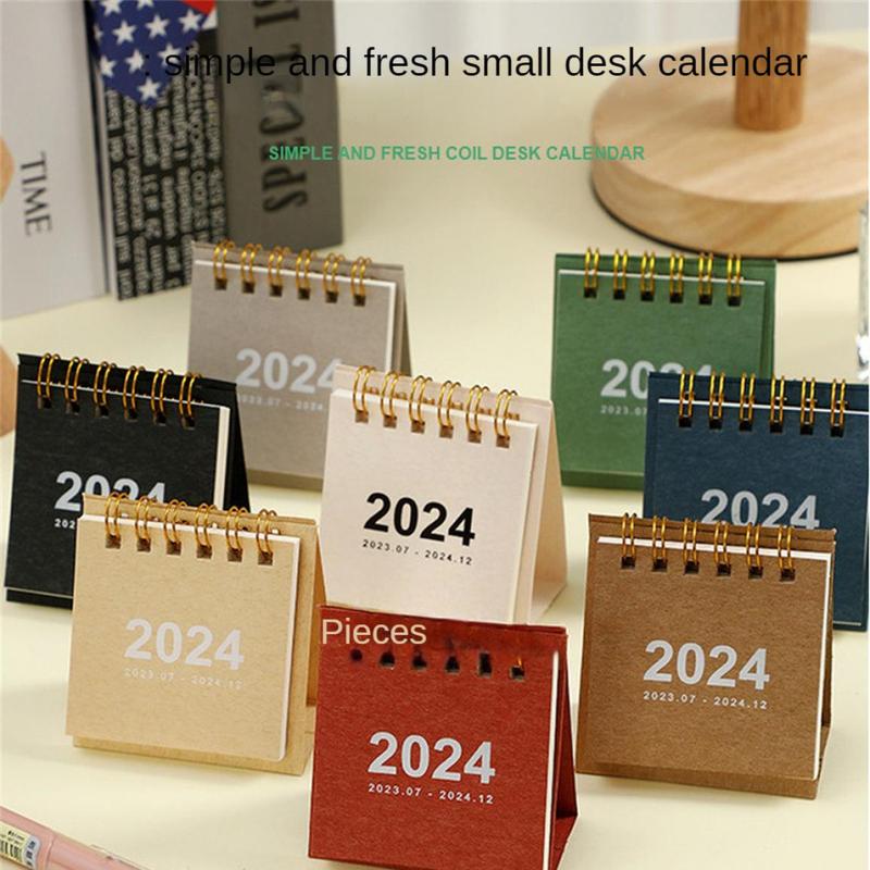 2024 Mini Desk Calendar Office Calendar Schedule Notepad - TikTok Shop ...
