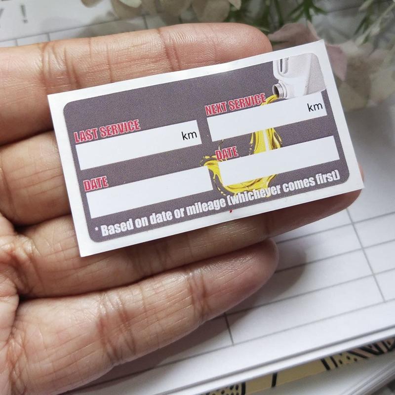 Sticker Servis Motor - TikTok Shop Malaysia