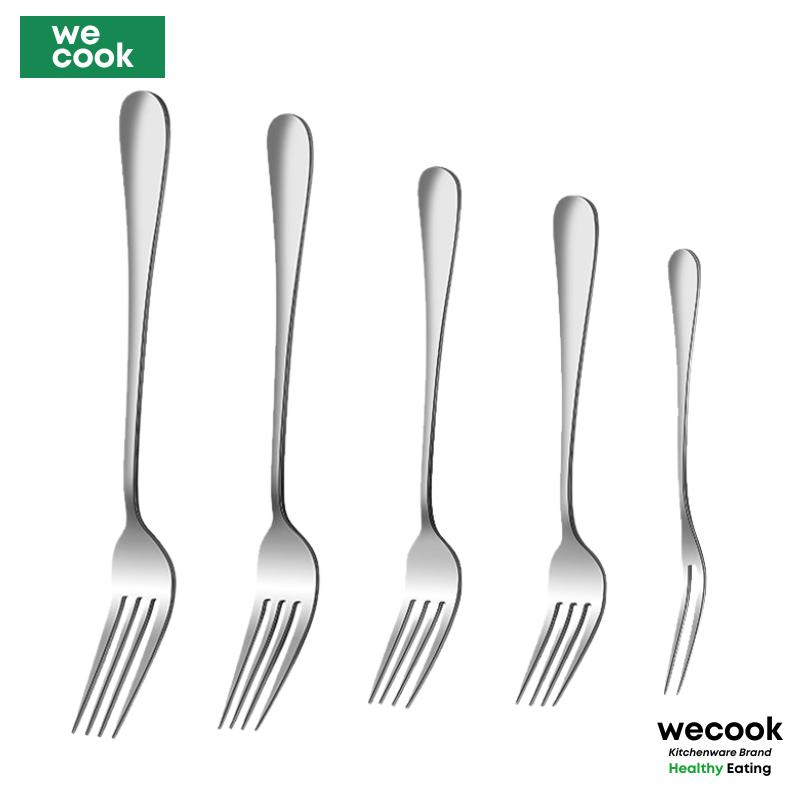 Bộ Nĩa Dĩa Inox Cao Cấp 1010 WECOOK Ăn Bít Tết Mì Ý Đồ Âu Thép - TikTok ...