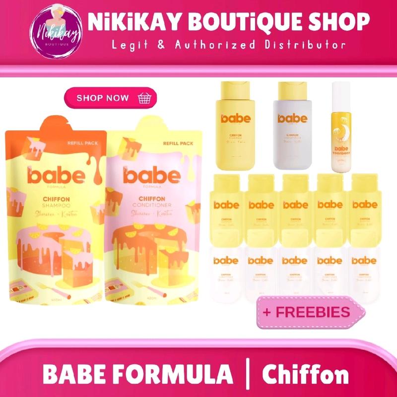 BABE FORMULA CHIFFON Shampoo Conditioner Organic Anti-dandruff - TikTok ...