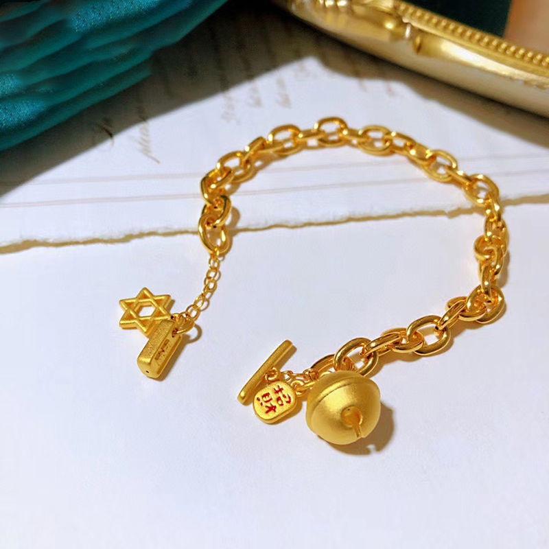 Gelang Tangan Emas, Rekaan Loceng Bintang Berbucu Enam, Kraf - TikTok ...