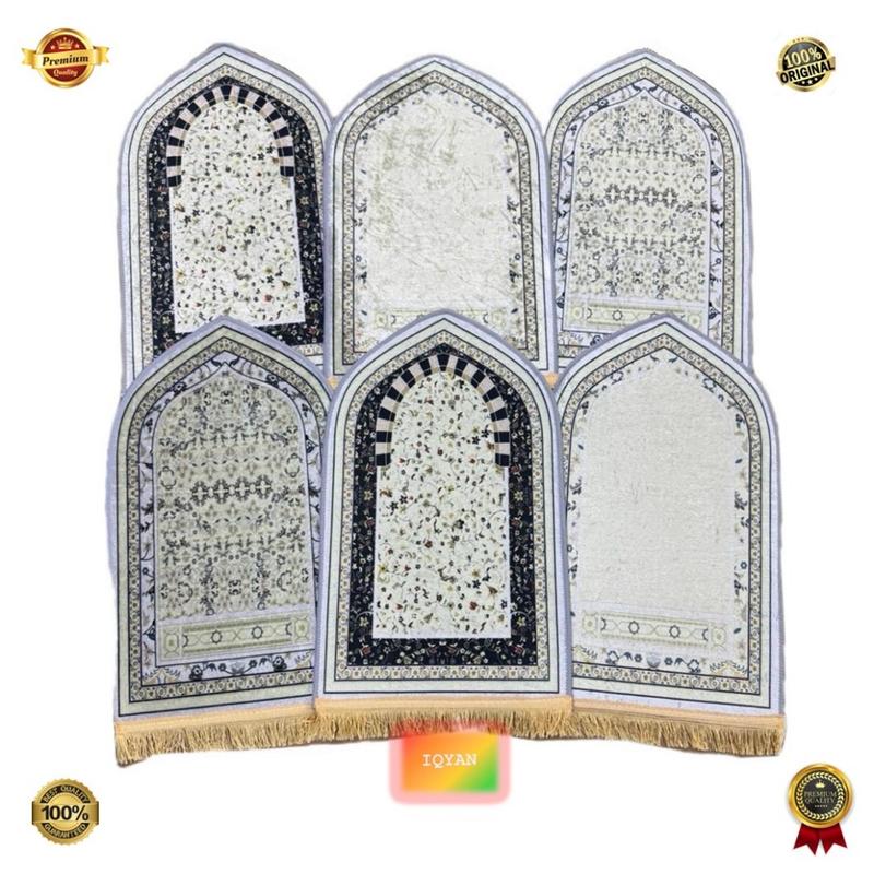 Hadiah Sejadah 35x60cm With Transparent Bag Prayer mat Doorgift ...