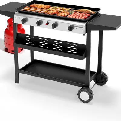Tabletop Gas Grill Portable MASTER COOK Portable – 11,500 BTU For BBQ ...