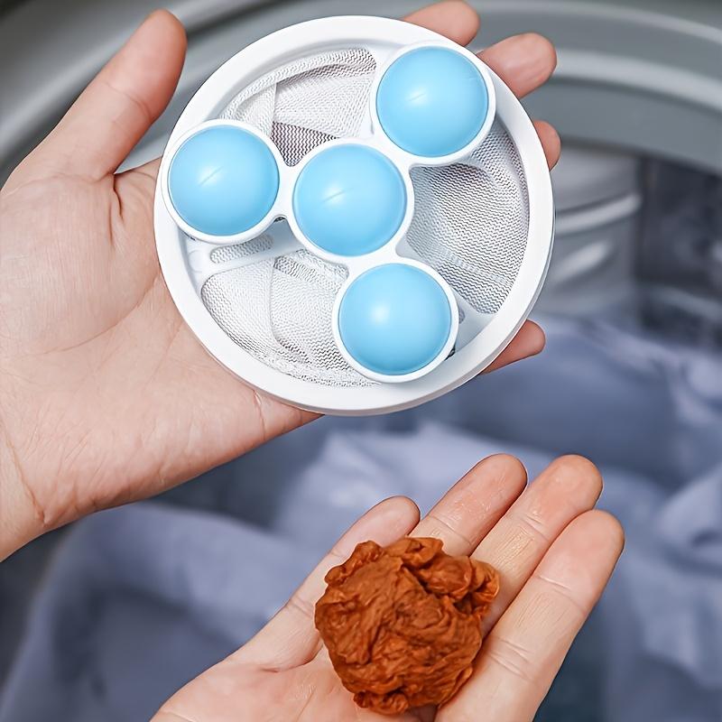 10pcs Nano Washing Machine Hair Collectors - 360° Anti-Winding Laundry ...