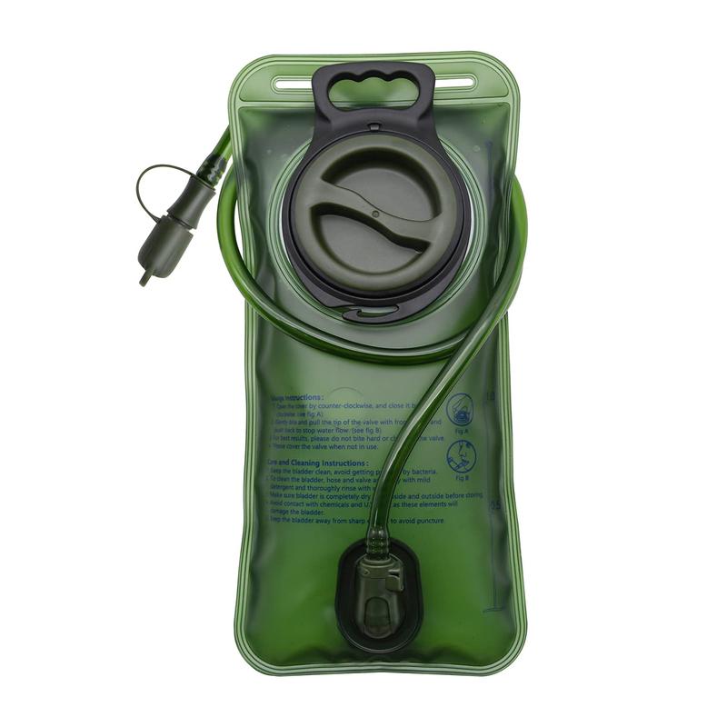 (OBEEITPL) Leak-Proof 2L Hydration Bladder for Hiking, Camping ...