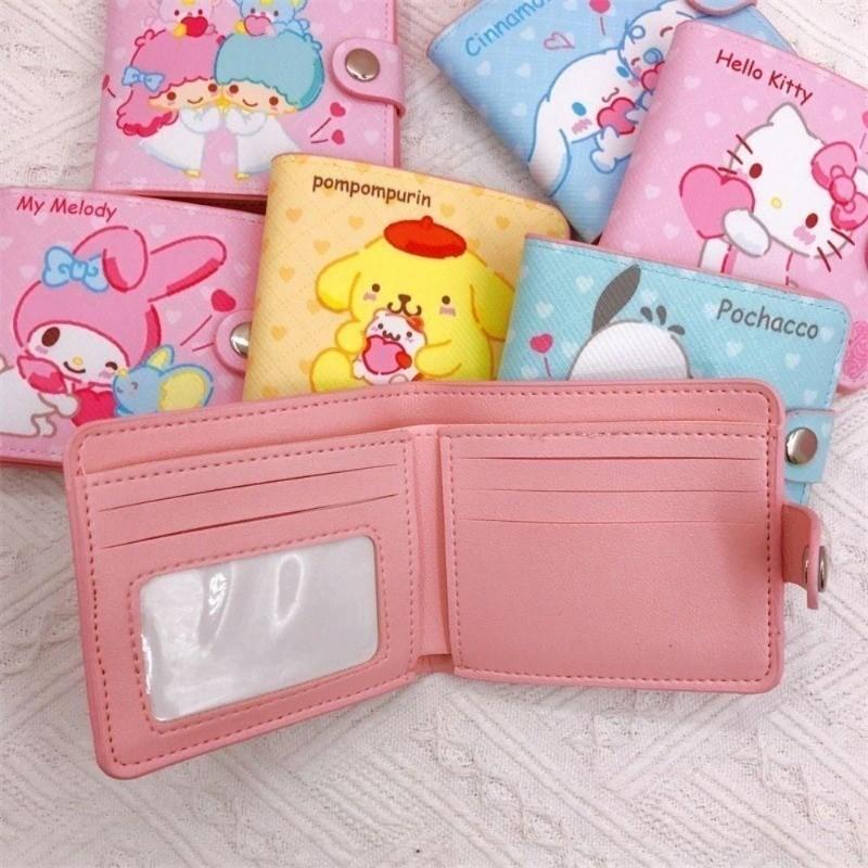 Dompet Kasual, Sanrio, Bahan Pu Baharu, Gaya Kawaii, Hello Kitty ...