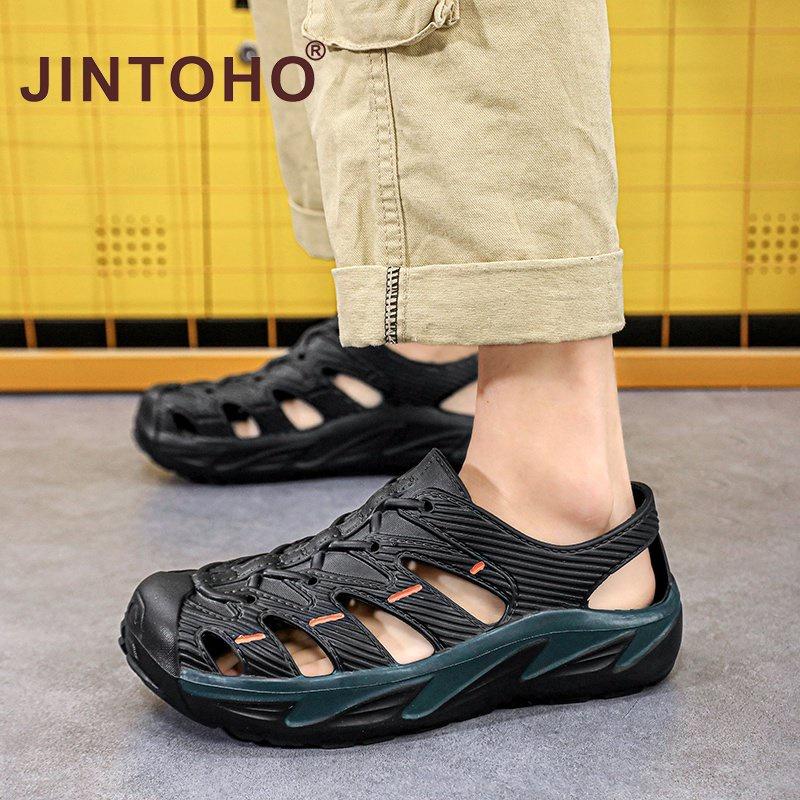 JINTOHO Ready Stock Fashion Outdoor Waterproof Sandals Men Duet ...