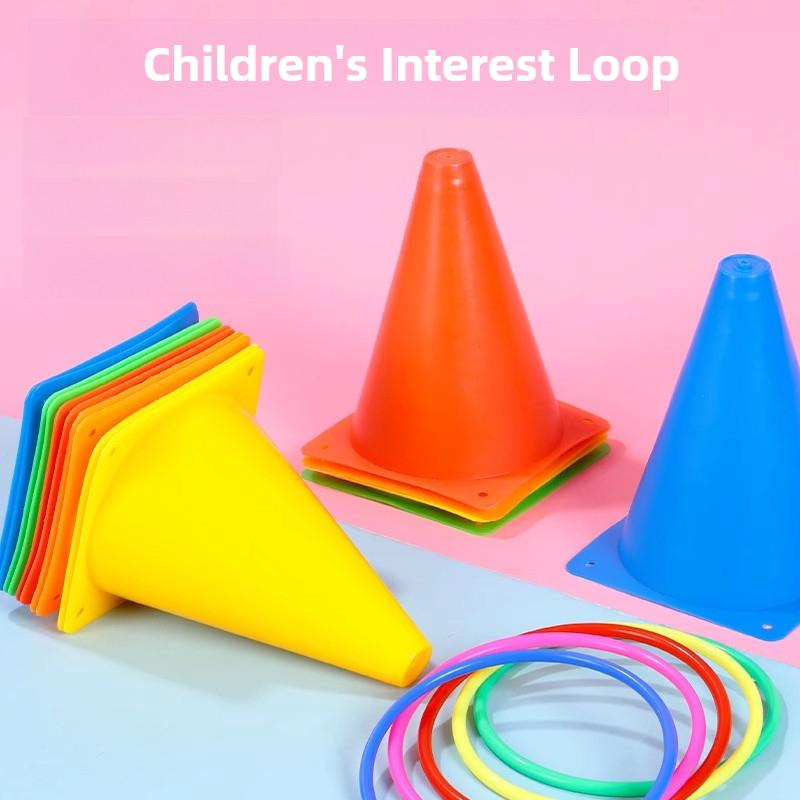 Colorful Ice Cream Cone Ring Toss Game | Kids Outdoor Sport - TikTok ...