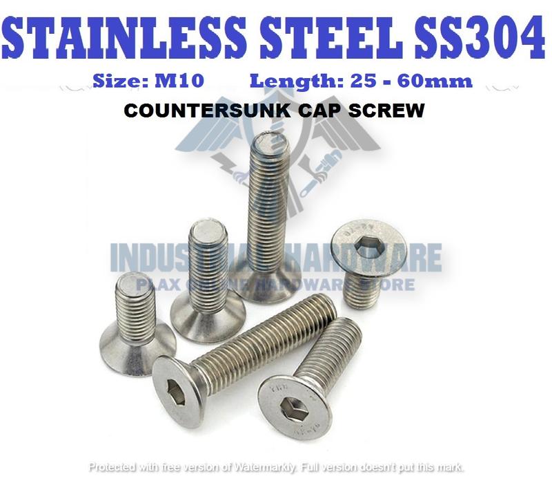 M10 CSK Countersunk Screw Flat Head Screw 304 Stainless Stee - TikTok ...