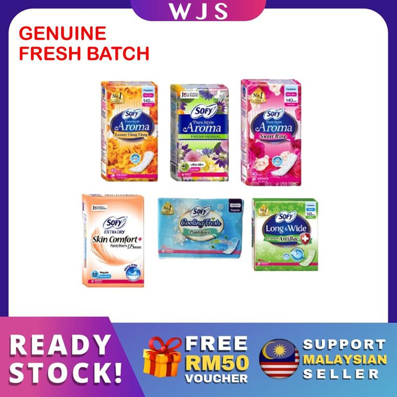 (FRESH BATCH) WJS Sofy Panty Liner Pantyliner Period Pad Sof - TikTok Shop Malaysia