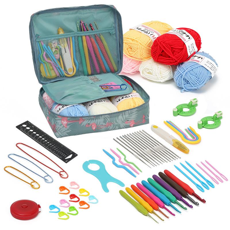 Crochet Hook Set Beginner Hand-Made DIY Weaving Tools Novice - TikTok ...