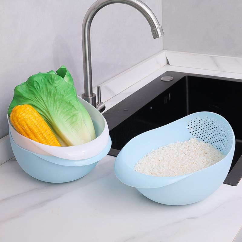 1 Pc Durable Lightweight Rice Washing Basin Household Multifunctional ...