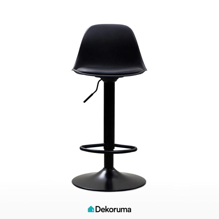 Promo Dekoruma GION Kursi Bar Kulit Sintetis / PU Leather Bar Stool ...