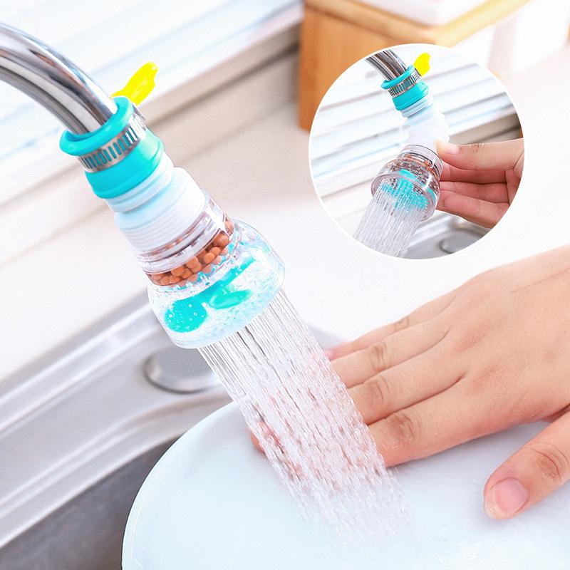 360 Degree Flexible Anti-Splash Water Saving Faucet Sprayer Aerator ...