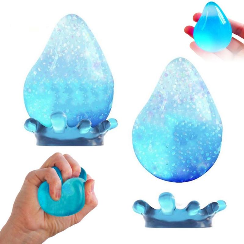 Funny Squeeze Relief Pinch Waterdrop Squeeze Toy Waterdrop ...