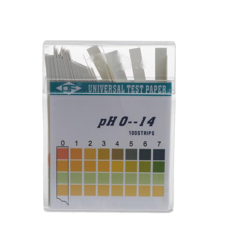 100 Strips 0-14 PH Alkaline Acid Indicator Paper Water Saliv - TikTok ...