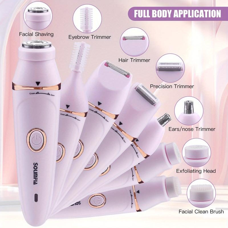 Women's 7-in-1 Electric Depilator, Rechargeable Hair Removal - TikTok ...