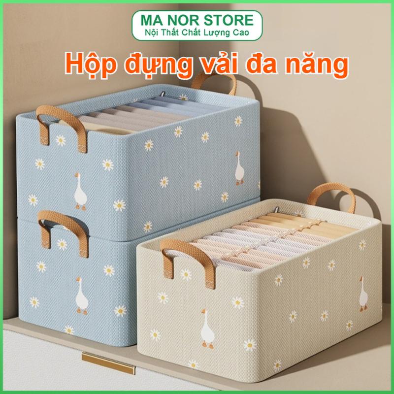 Hộp Đựng Quần Áo Có Khung Cố Định - Giỏ Gấp Gọn Thông Minh, Ngăn ...